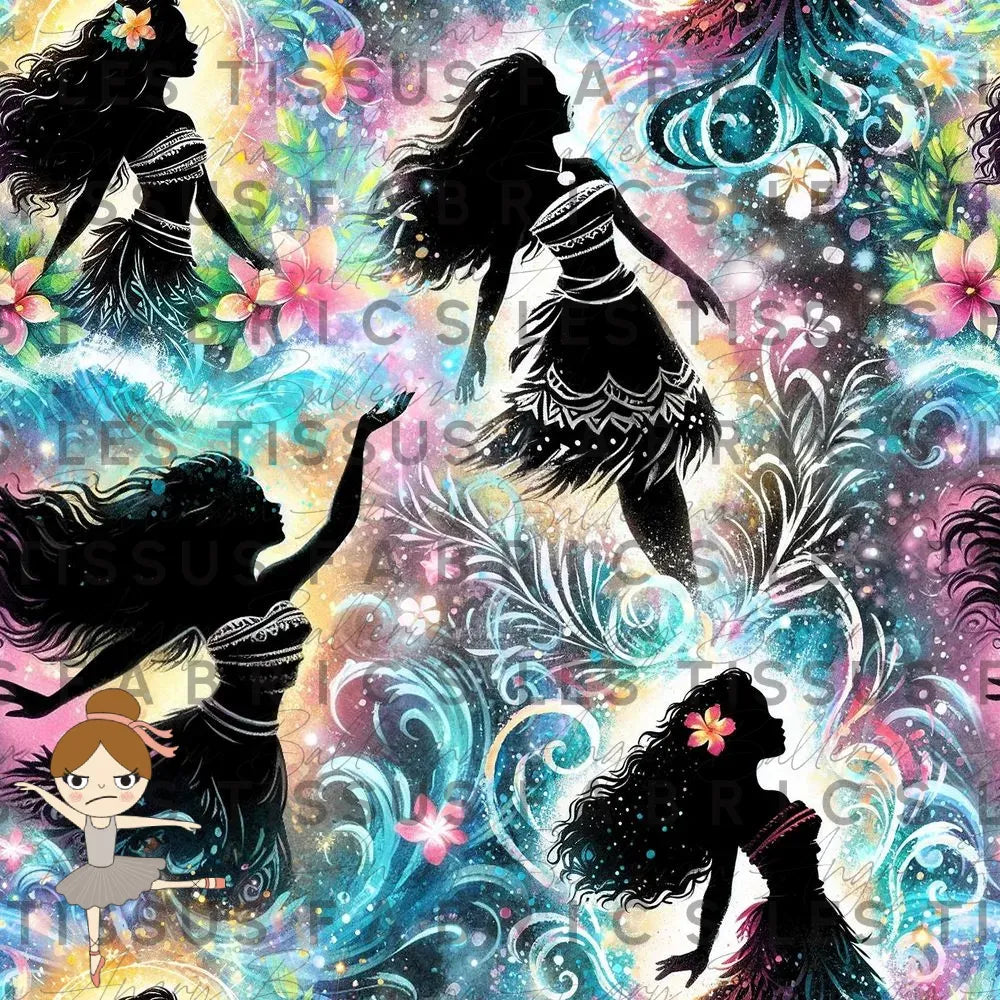 Shadow - Ocean - Large Scale - Jersey Knit – Angry Ballerina Fabrics