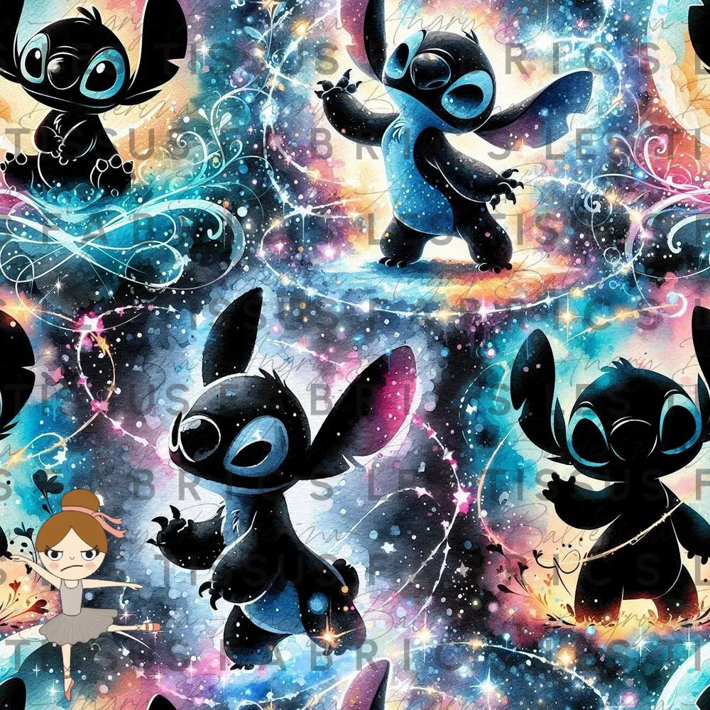 Ombre - Alien - Échelle large - jersey de coton – Angry Ballerina Fabrics