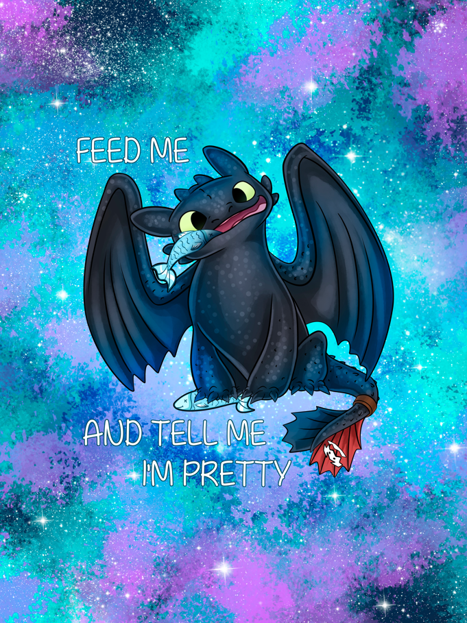 Dragon Friend - Large Blanket Panel – Angry Ballerina Fabrics