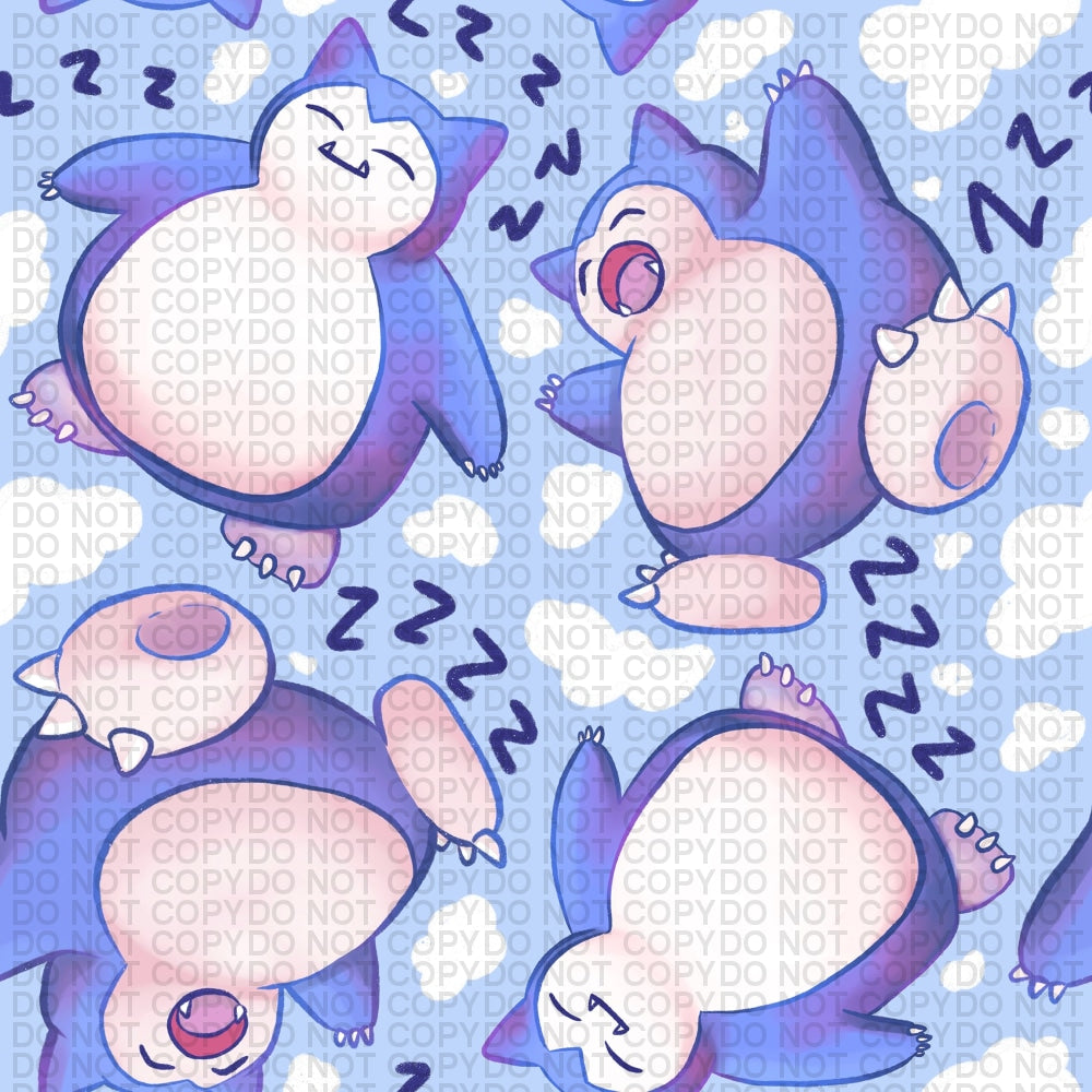 Snoring Pocket Monster - Regular Scale - Jersey Knit – Angry Ballerina ...