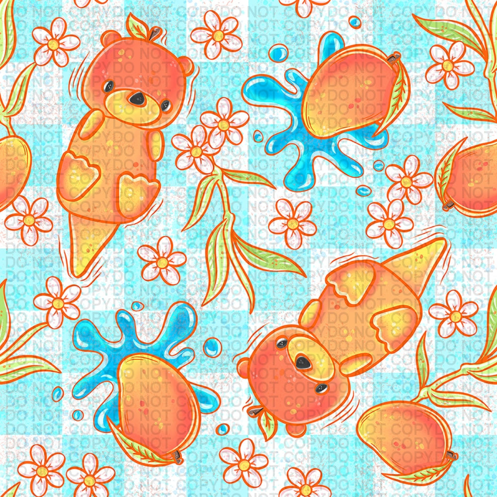 Fruitanimal - Mango Otters - Regular Scale - Jersey Knit – Angry ...