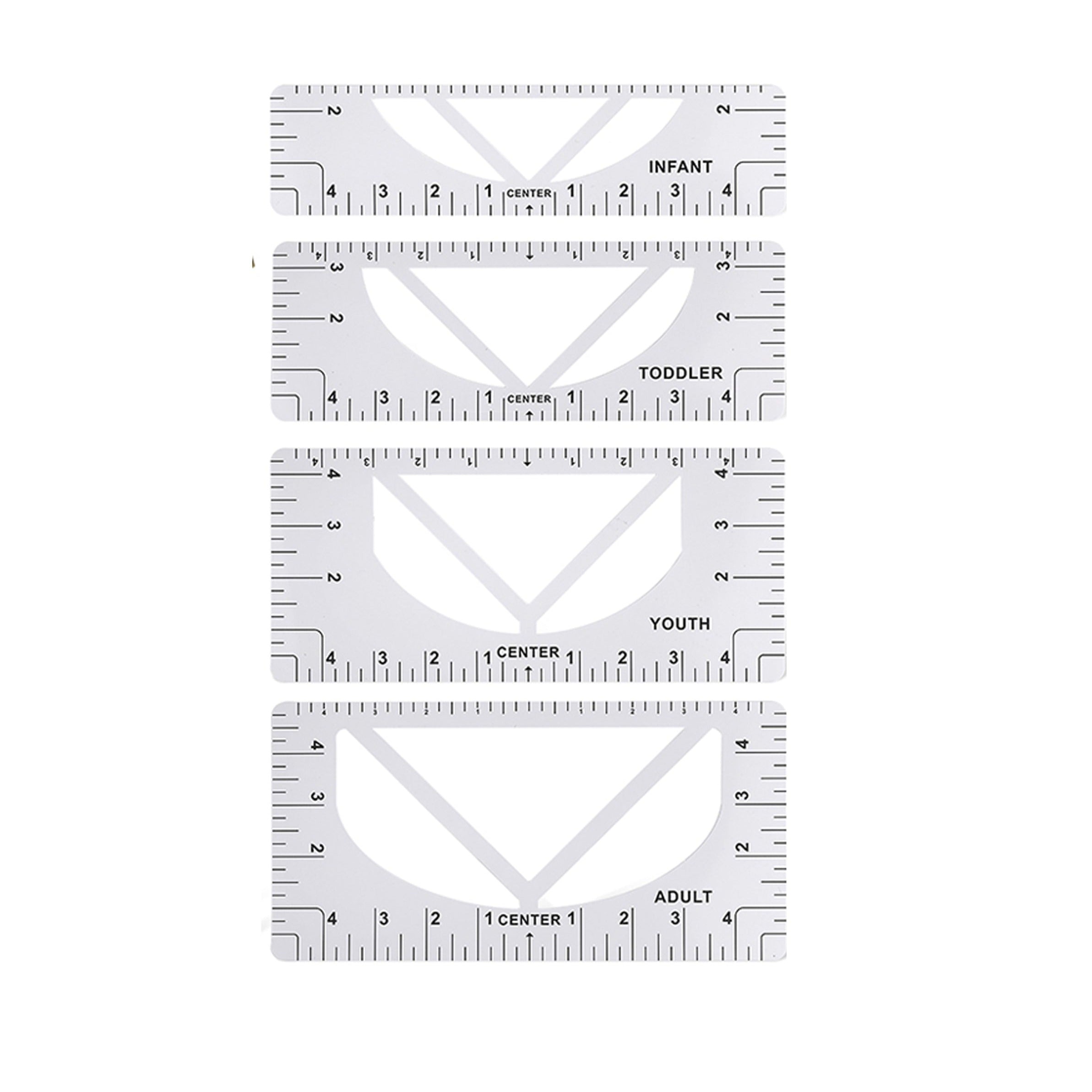 Ruler - White T-shirt Ruler Guide, V shape – Angry Ballerina Fabrics